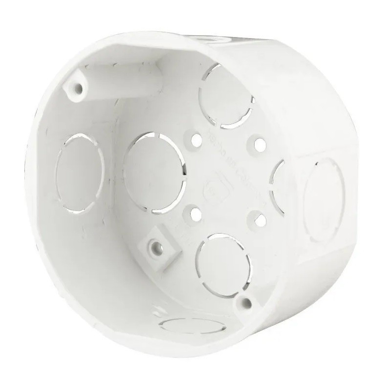 CAJA OCTOGONAL BLANCO RG RETIE