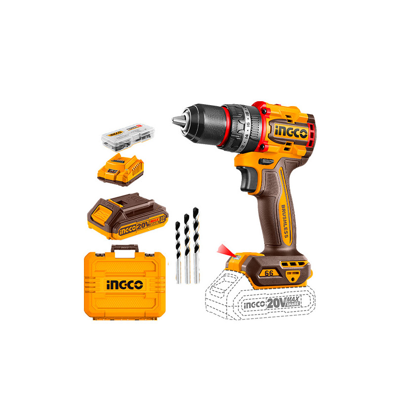 TALADRO IMPACTO 1/2 INALAMBRICO 20V